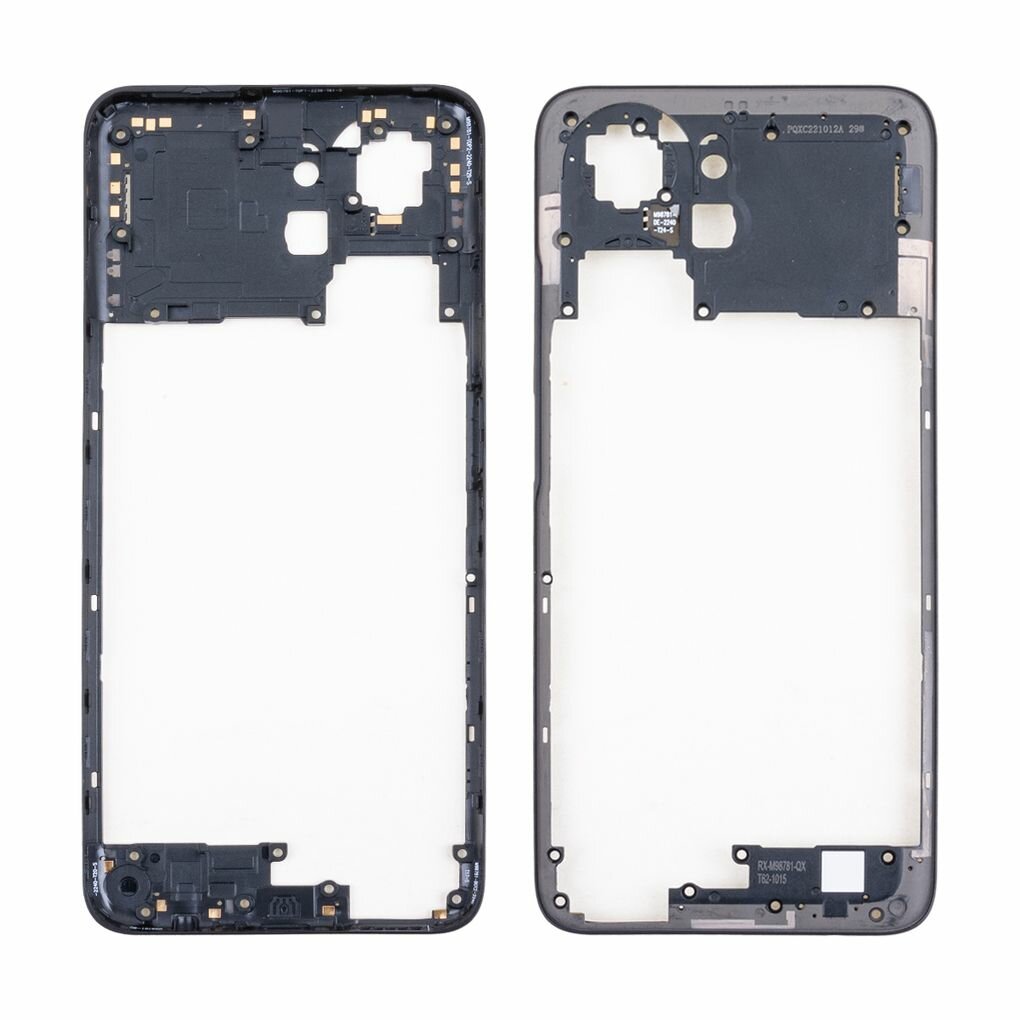 Cредняя часть корпуса для смартфона Huawei Honor X7a/X7a Plus Черный