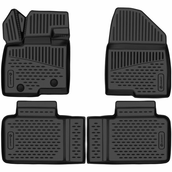 Коврики 3D в салон Element для BAIC X55 2023-, полиуретан, 4шт