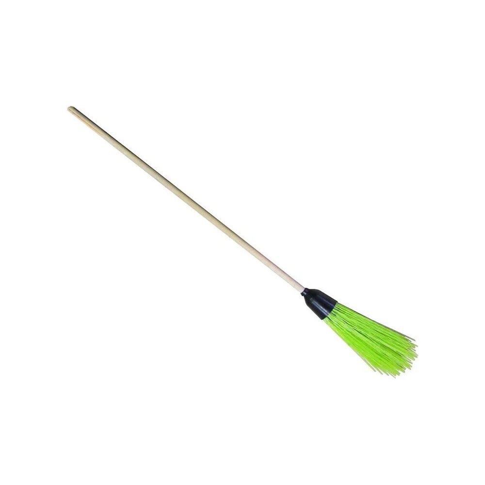 Синтетическая метла круглая (4 кольца) с черенком Рязанское предприятие Промпласткомплект, 25мм, из скреплённых
