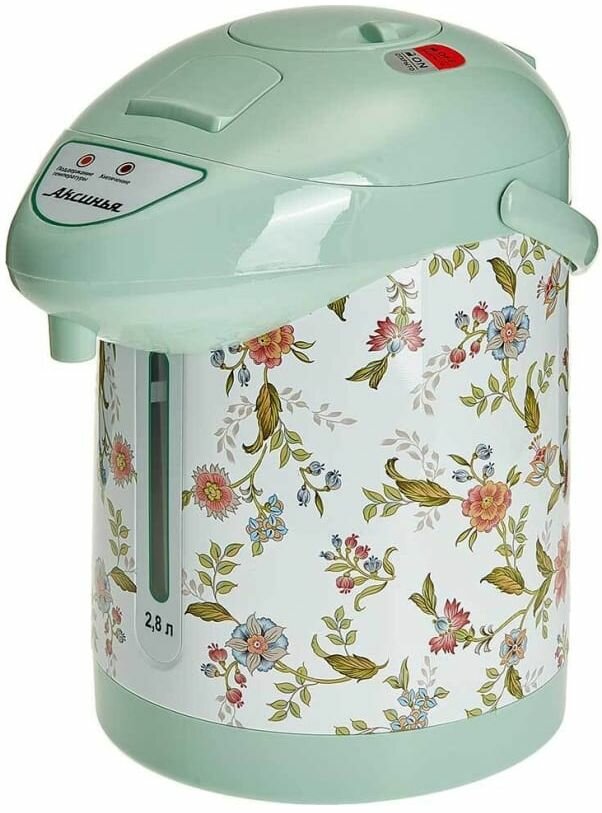 Термопот аксинья КС-1804 Прованс, зеленый/белый