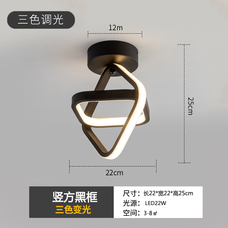 Горячая распродажаНастенный светильник, итальянский современный минималистичный входной светильник, светильник для спальни, лестницы, балкона, коридора, потолочный светильник, осветительный прибор