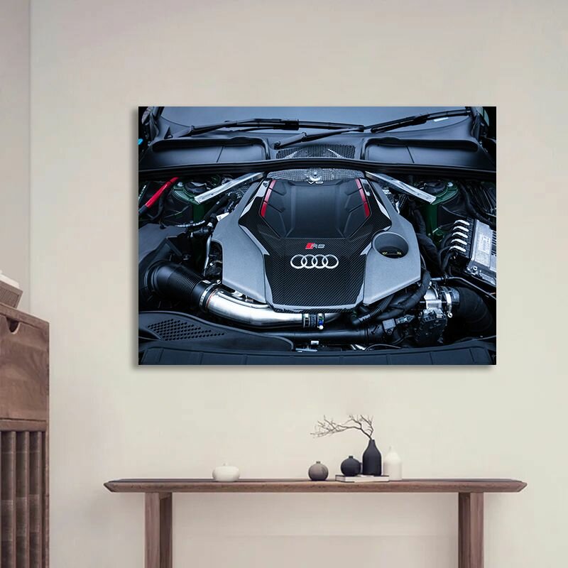 Картина "Стильные авто", 20x30 см, поп-арт стиль, холст, на подрамнике, крепление "крокодил"