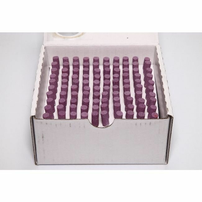 Карборундовые камни розовые (оксид алюминия) №50 для прямого наконечника, 100шт, SONG YOUNG (Тайвань)