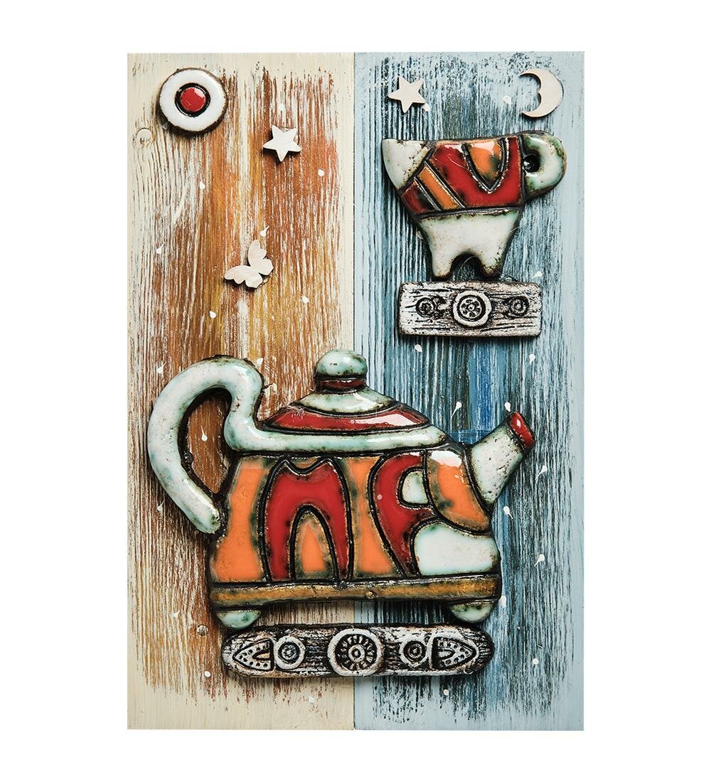 Панно Чайник шамот A2102296 КоКо Шамель, Шамот, дерево, Россия
