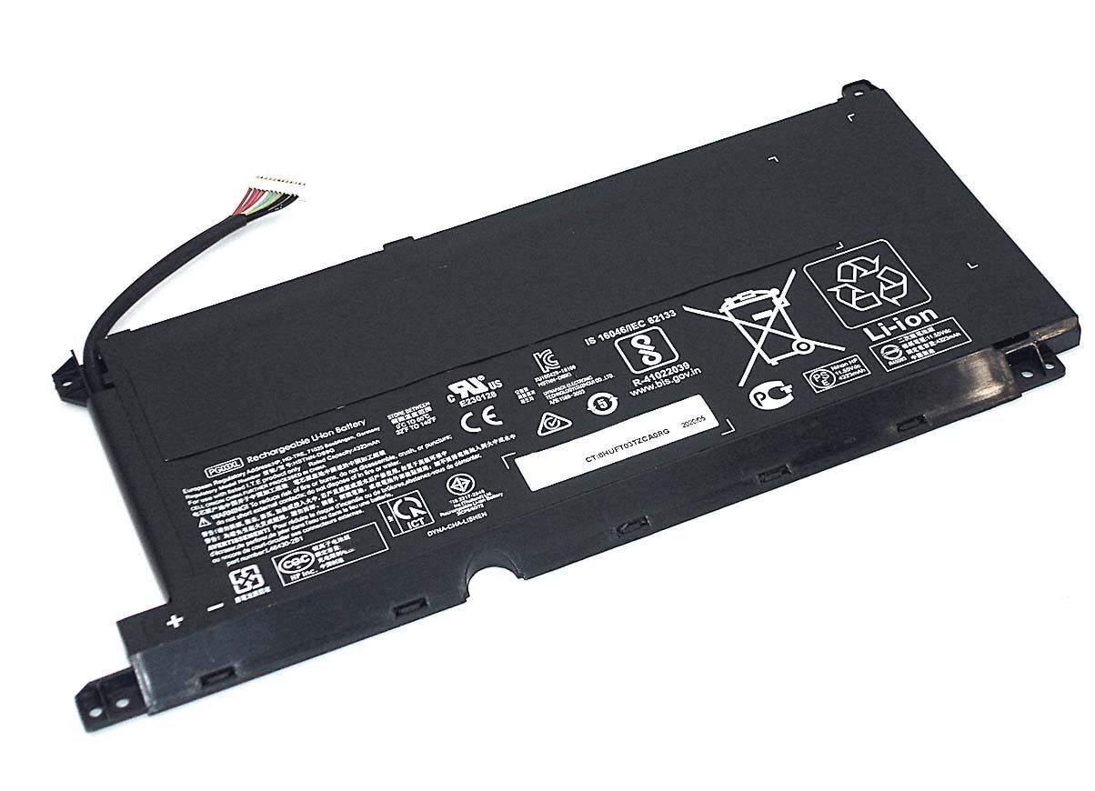 Аккумулятор L48495-005 для ноутбука HP Pavillion Gaming 15-dk 11.55V 4545mAh черный