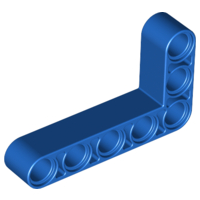 Technic, Liftarm, Modified Bent Thick L-Shape 3 x 5, 32526 Blue N