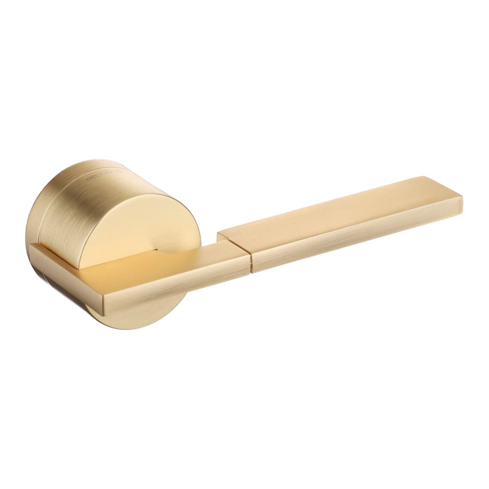 Дверные ручки NEODECO Pansy Z сатинированное золото