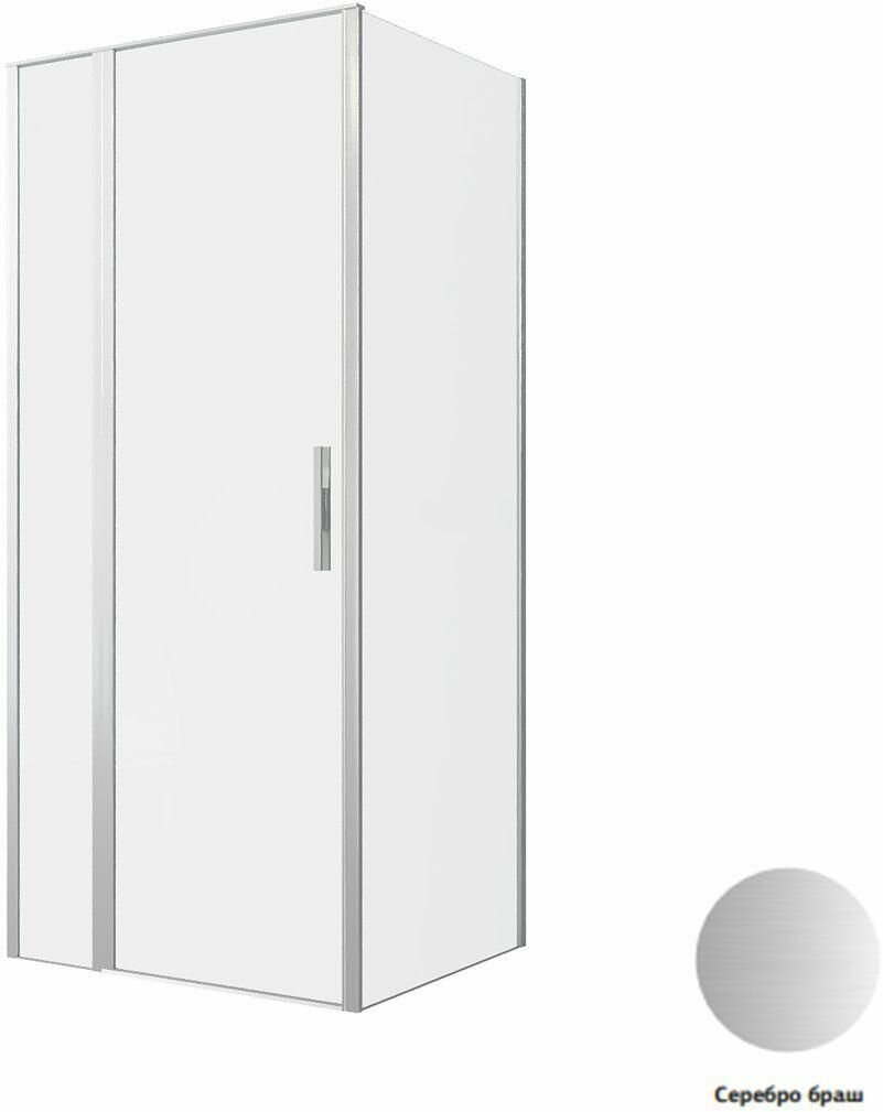 Душевой уголок Allen Brau Priority 90x80 3.31026. BA + 3.31041. BA серебро браш