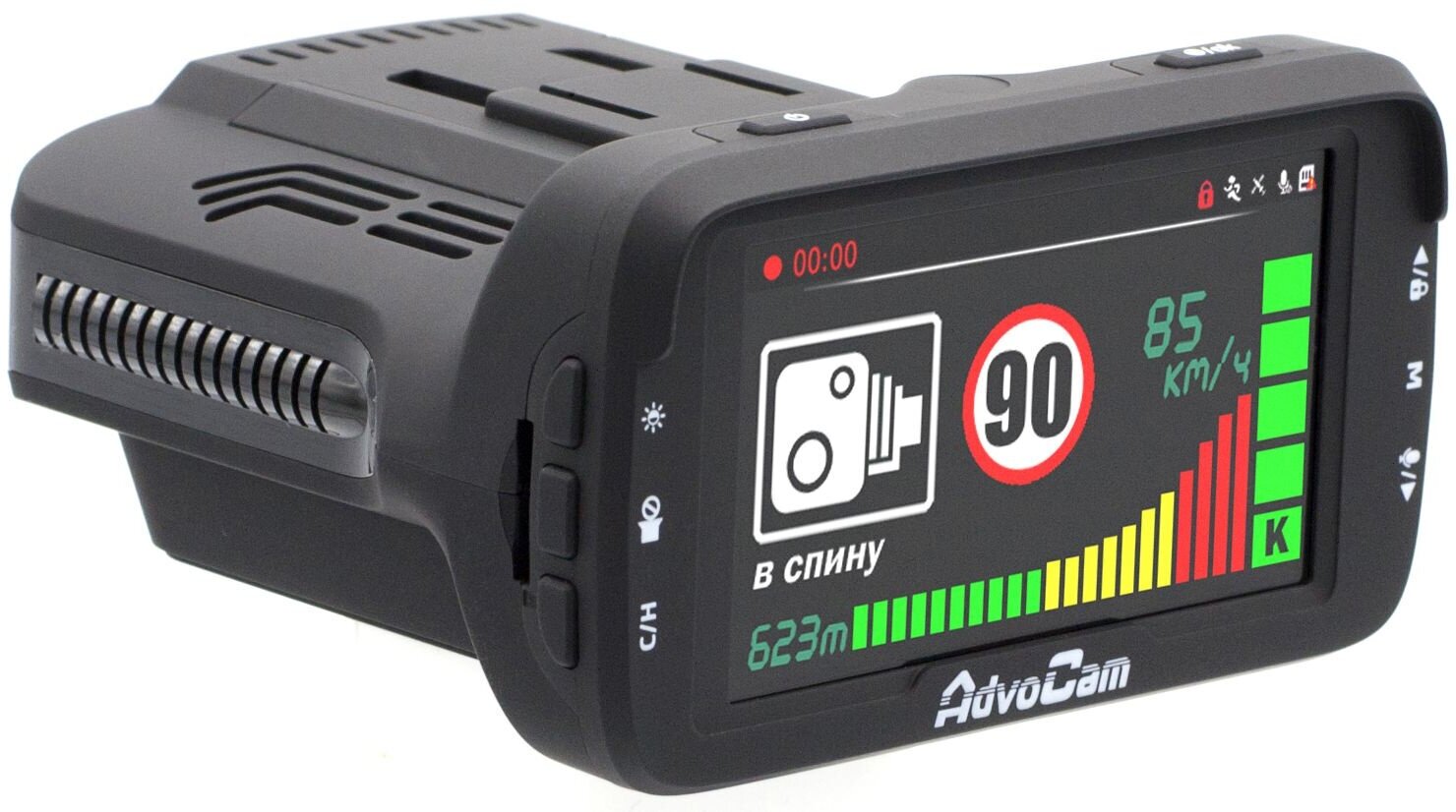 Видеорегистратор с радар-детектором AdvoCam FD Combo GPS цвет черный (1561346)