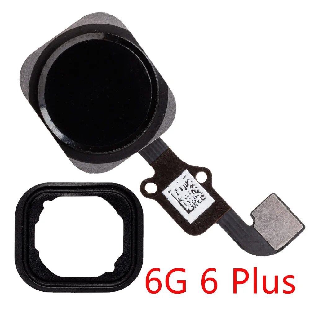 1 шт. кнопка «Домой» с гибким кабелем для iPhone 5 5C 5S 6 6Plus 6s plus 8 7 For 6G 6PLUS Black
