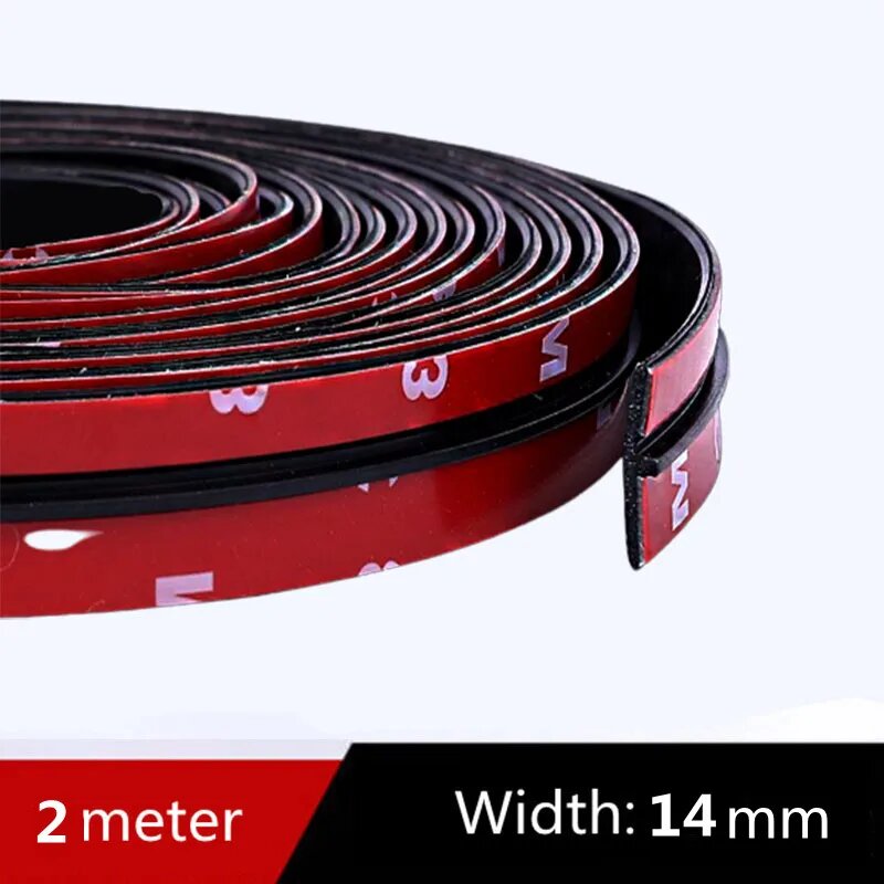 Автомобильная резиновая звукоизоляционная уплотнительная лента, уплотнитель для люка 14mmX2M