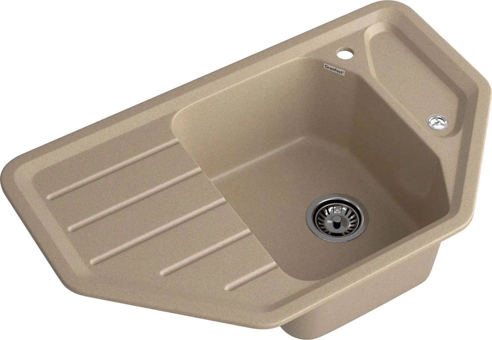 Мойка для кухни GranFest Corner 80 см C-800E песочный