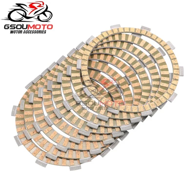 Комплект карбоновых фрикционных дисков сцепления двигателя на бумажной основе для HONDA CBR600 CBR600RR F5 F2 F3 F4 CBR900RR CBR954 919 CBR919 CBR600FR