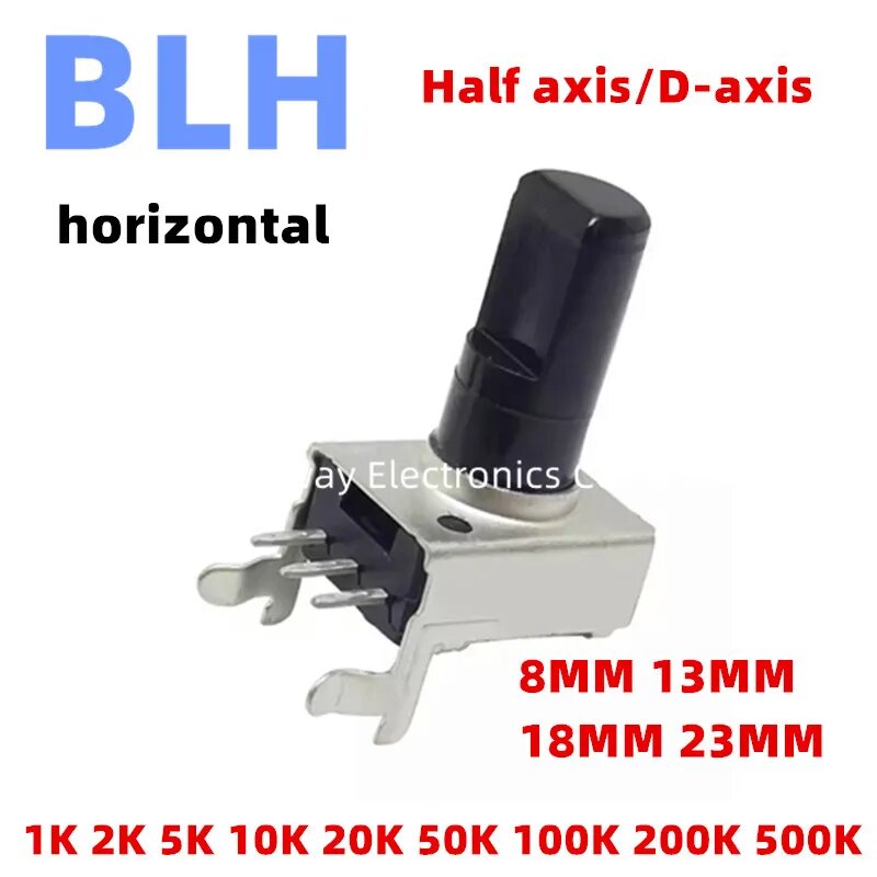 10K RV09 Потенциометр 10 шт. B103 13MM D-axis