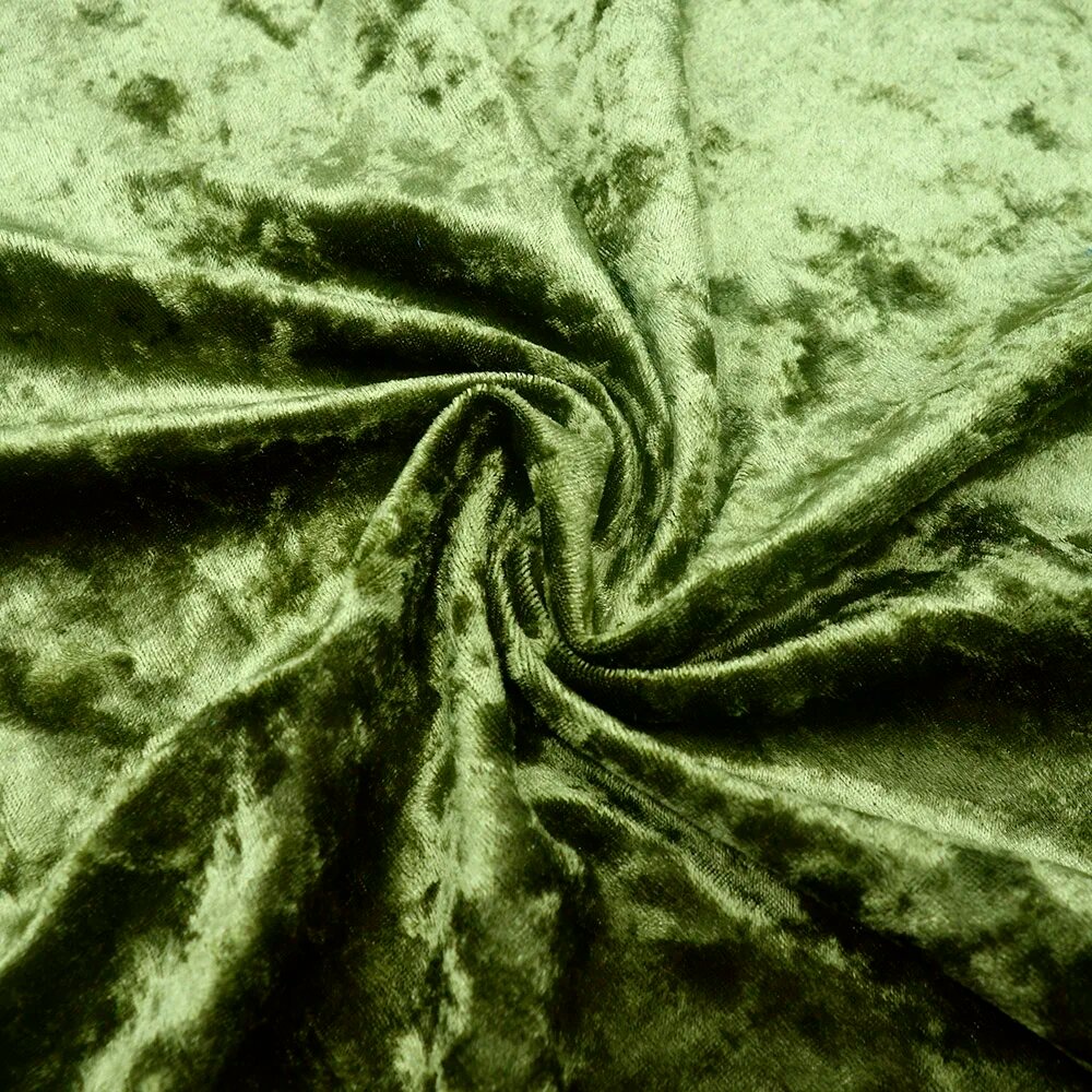 Эластичная золотая бархатная ткань Amyries 160 см 50CMX160CM, Armygreen-10