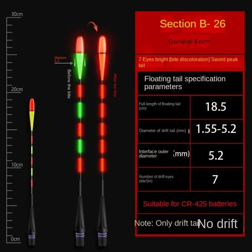 Светодиодный умный поплавок для рыбалки B-26