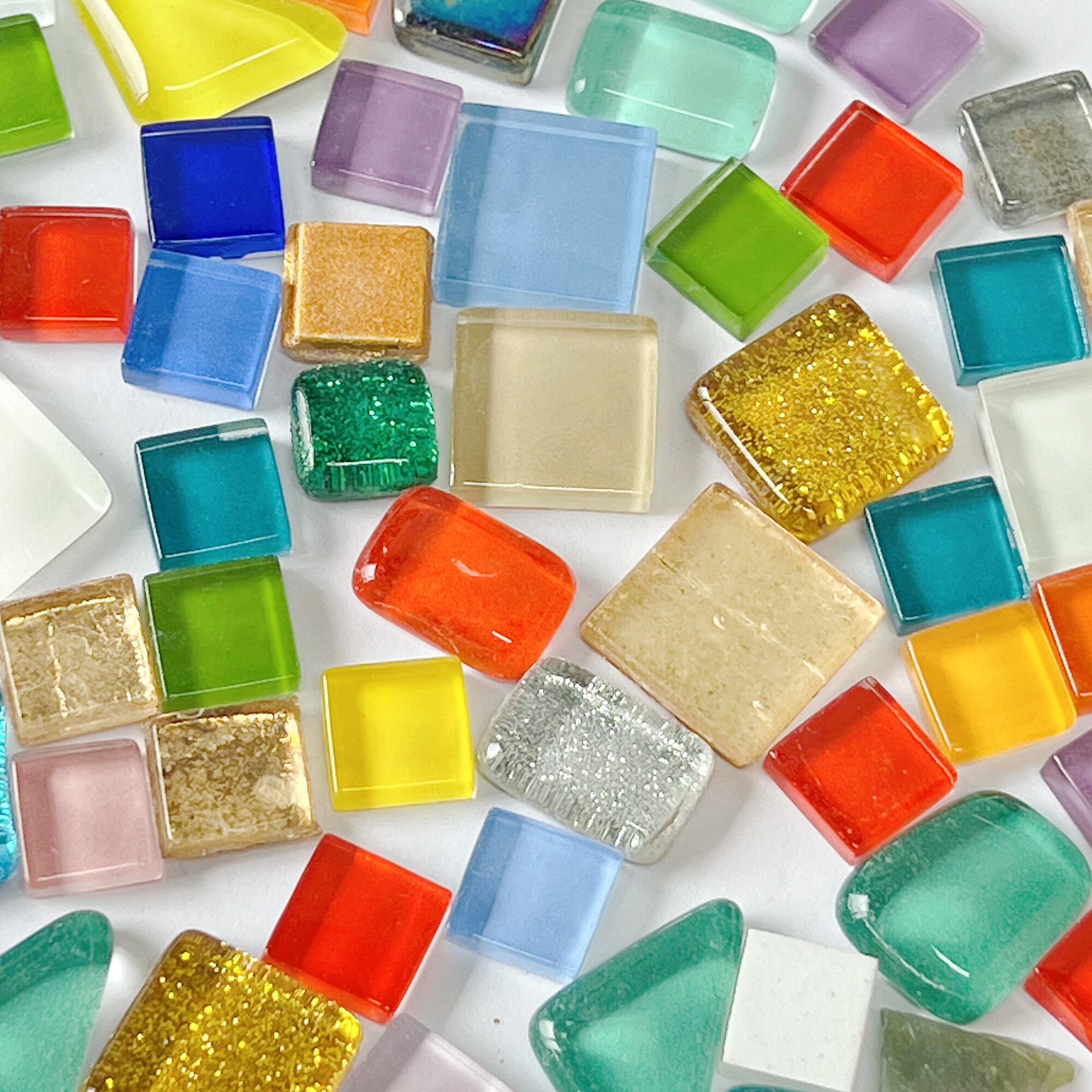 Мозаика из цветного стекла "Кристалл", 50 шт. All mixed