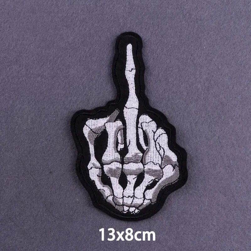 Нашивки pulaqi с черепом, котом и бабочкой Черный, PE0835CT