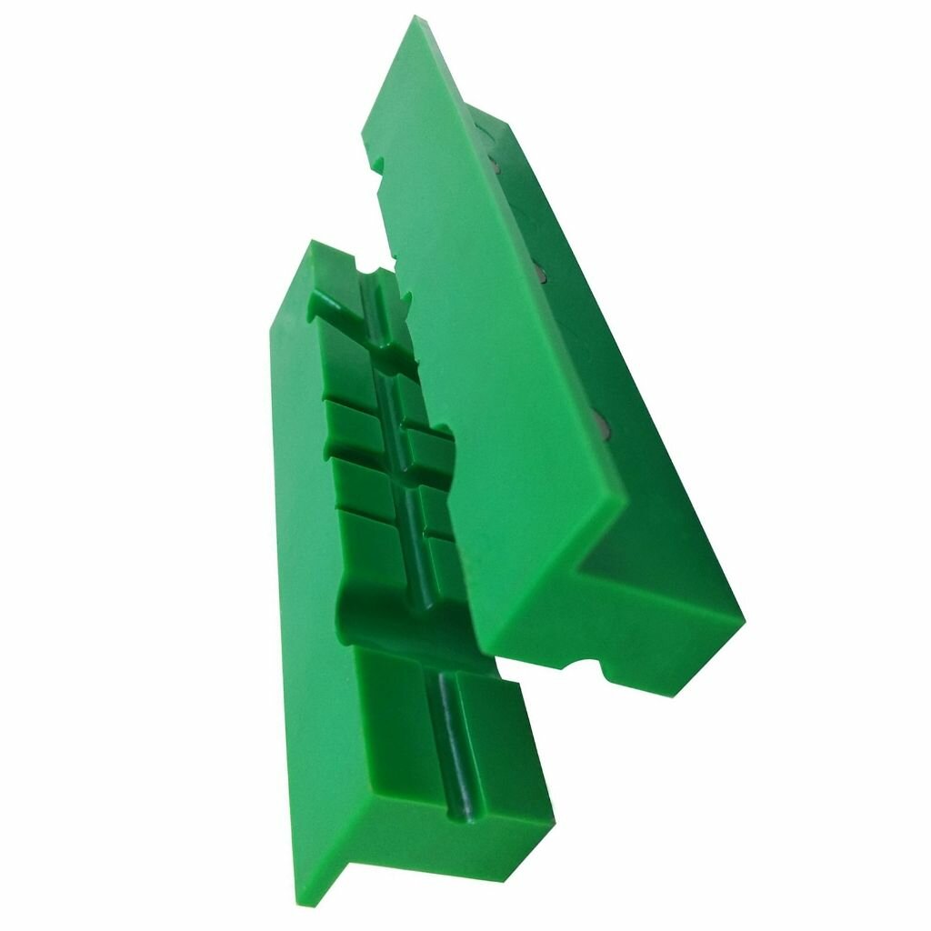 (1 пара) Магнитная фиксирующая головка тисков - 6 зеленая