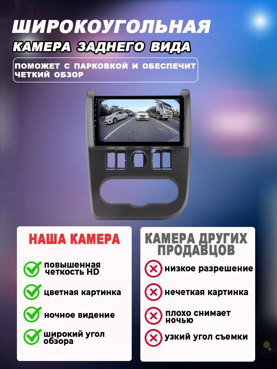 Магнитола LADA LARGUS ANDROID Андроид 2009-2020 2/32Gb, Bluetooth, FM/AM, GPS — фото 1