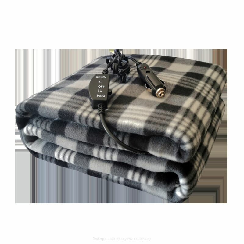 Автомобильное одеяло с подогревом 12 В, 3-скоростная регулировка температуры, интеллектуальная защита от короткого замыкания