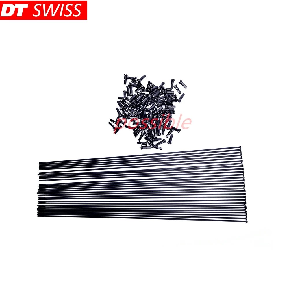 DT Swiss Champion 2.0 спицы черные нержавеющая сталь STRAIGHT 315MM 28PCS