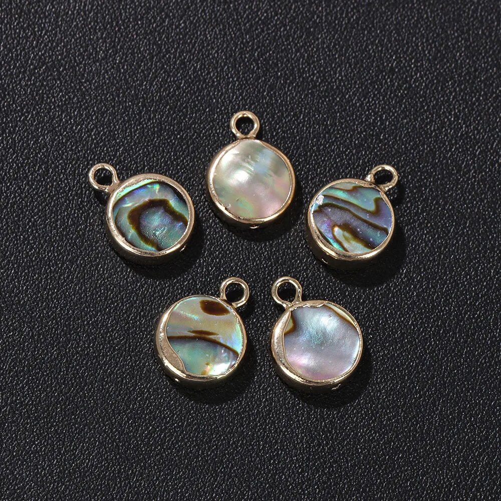 Подвеска из натурального перламутра RISYF 1 PCS, NO.38 10mm