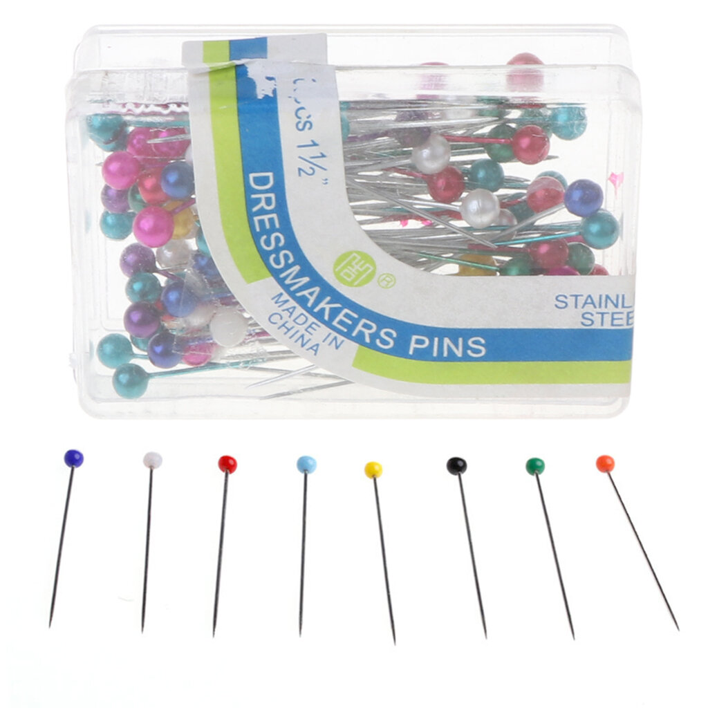 100шт Швейные Булавки Портняжные Булавки Квилтинговые Булавки Красочные Ремесленные Позиционные Булавки Прямые Булавки Швейные Принадлежности