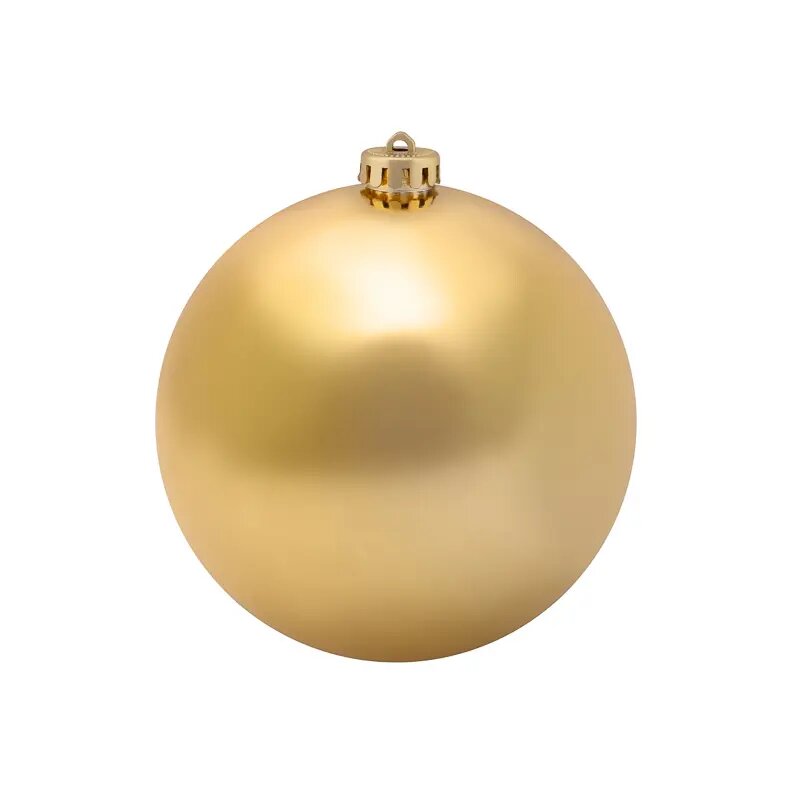 Фигура NEON-NIGHT ёлочная Шар, 20 см, пластик, цвет золотой матовый {502-251} (1 шт)