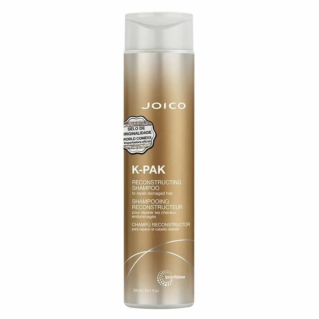 Шампунь Joico K-Pak, для поврежденных волос, восстановление, без силиконов, 300 мл