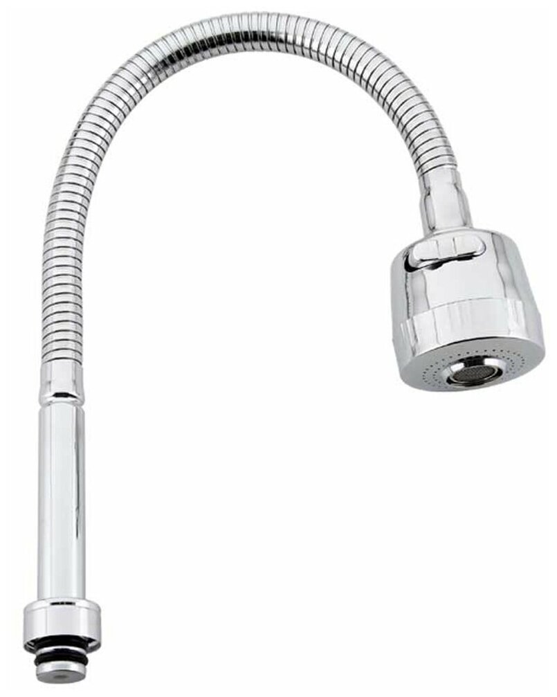 Излив Frap F7310, для раковины, гибкий, хромированный, латунь, 415мм