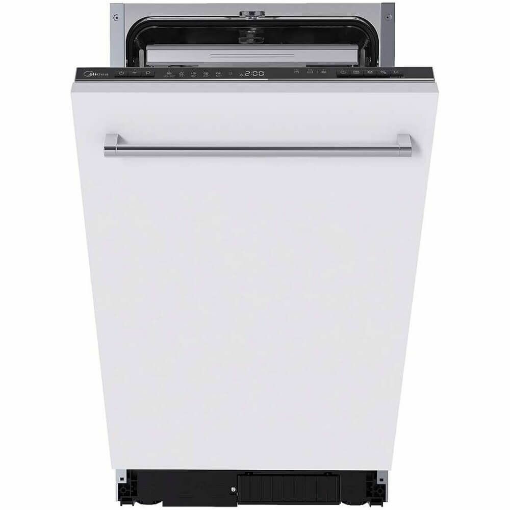Посудомоечная машина Midea "MID45S350i", встраиваемая, узкая, конденсационная сушка