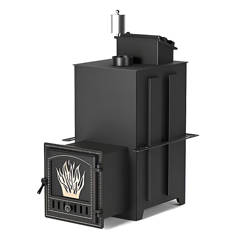 Печь для бани дровяная Эверест INOX 28 (281) под обкладку (AISI 430)
