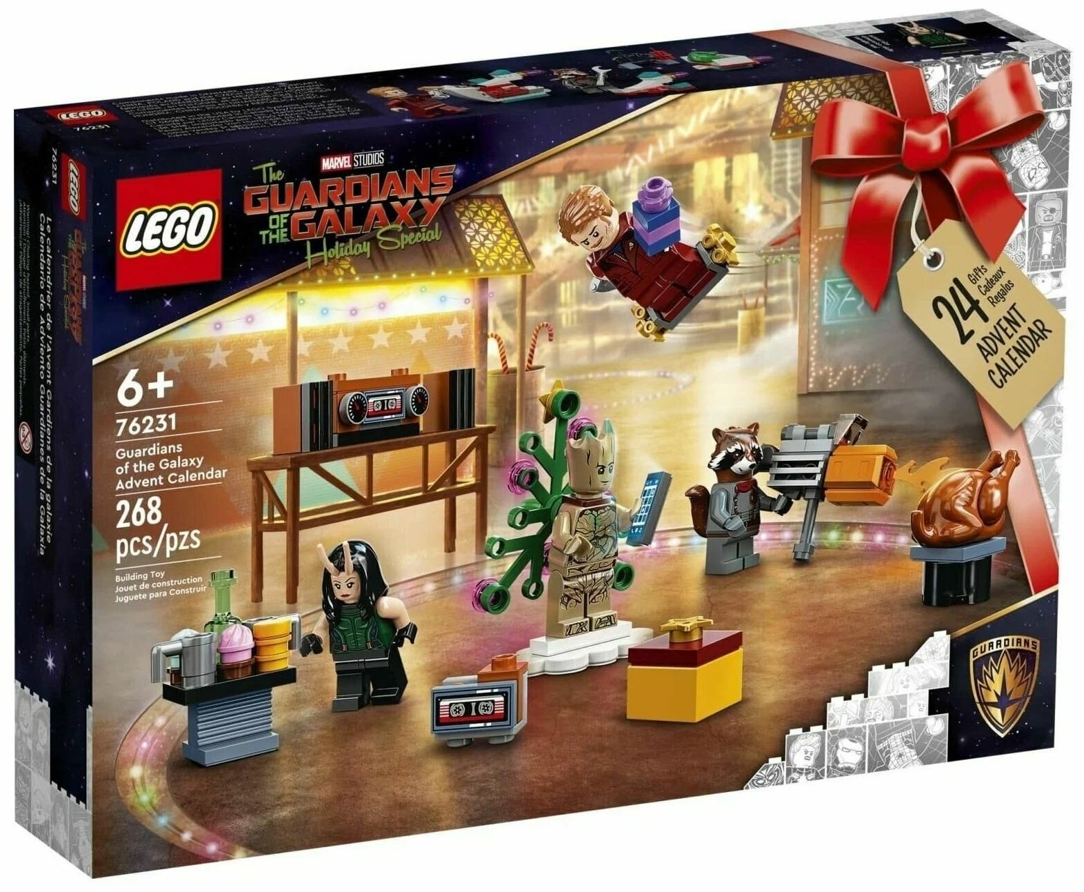 Конструктор LEGO 76231 Super Heroes Новогодний адвент календарь Стражи Галактики