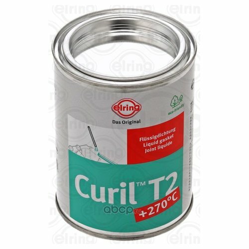 Герметик curil t2 зеленый от -55°c до +250°c (500мл) банка Elring 252869