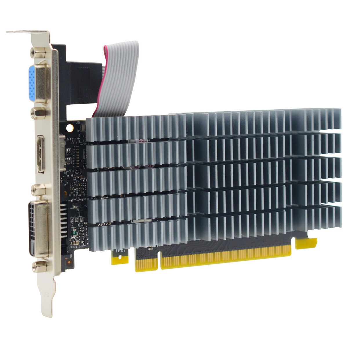 Видеокарта Afox AF710-1024D3L5 GT710 1GB DDR3 64BIT DVI HDMI VGA LP HEATSINK RTL