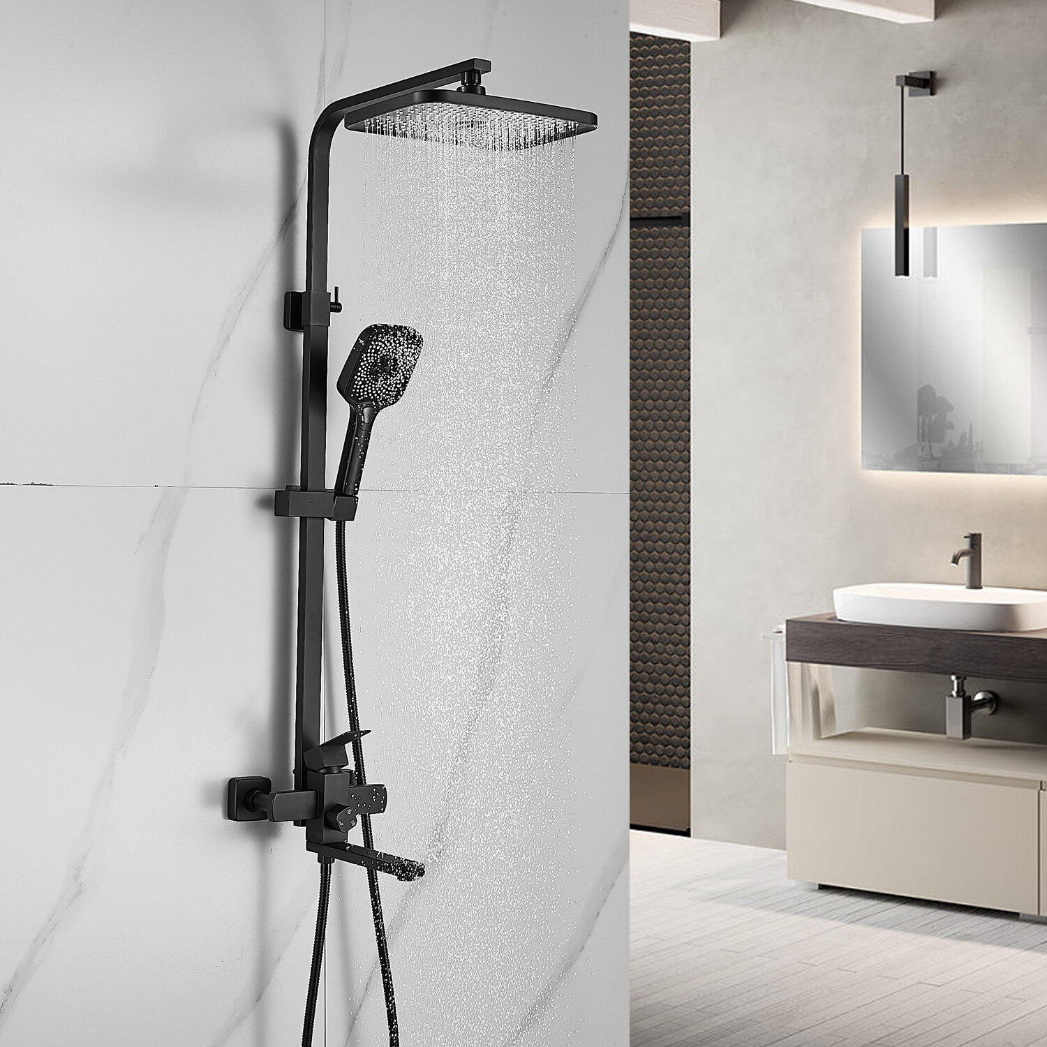 Душевая система Shevanik S7036H