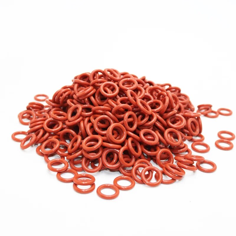 Уплотнительное кольцо силиконовое CS 1/1,5/2/2,4/3,1 OD 10mm CS 2mm, 100pcs Silica Ring