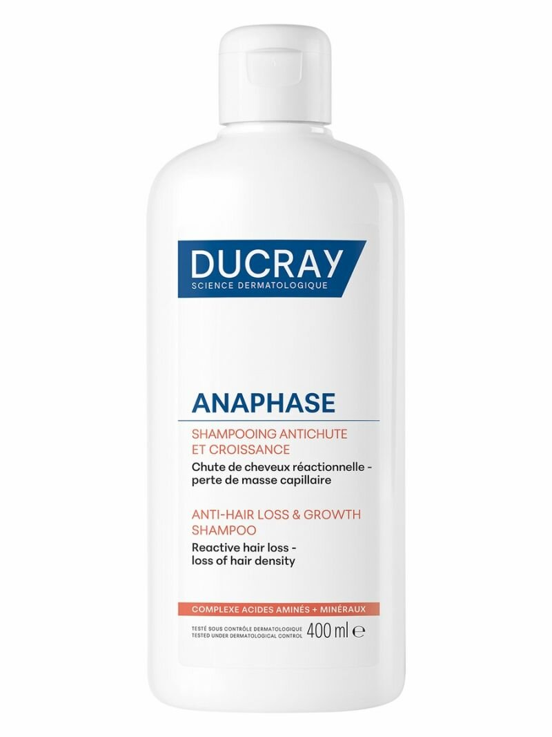 Дюкрэ анафаз Шампунь для роста волос, замедляющий выпадение, 400 мл / Ducray Anaphase Shampoing