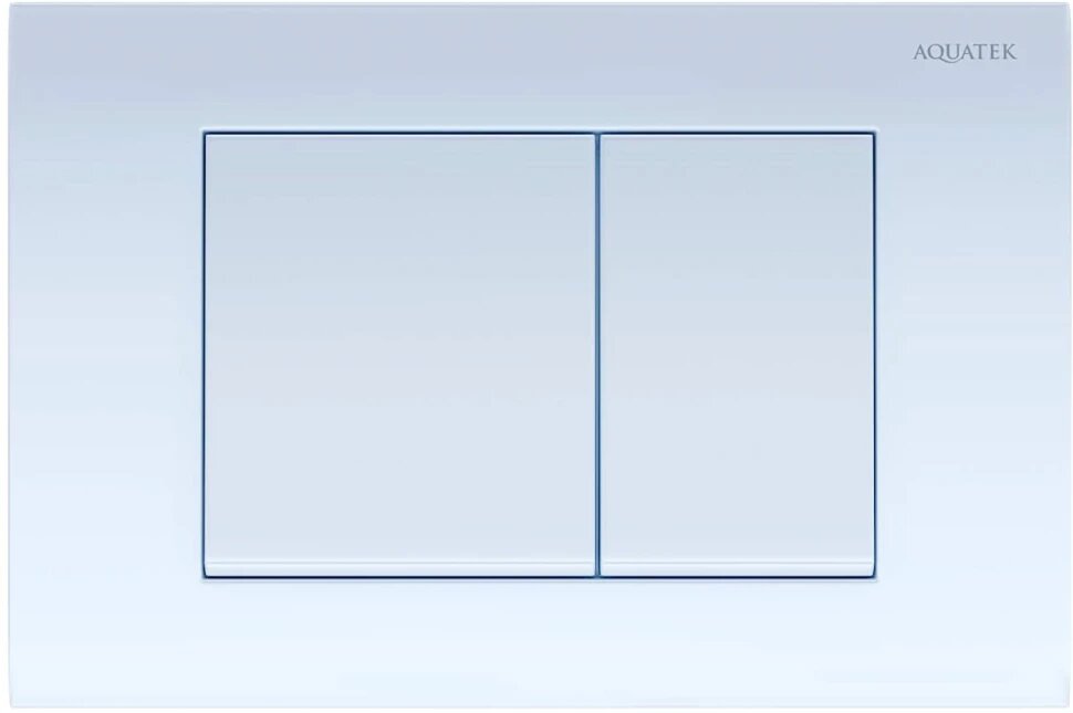Кнопка смыва Aquatek PNS-0000001 для инсталляции, белый глянец