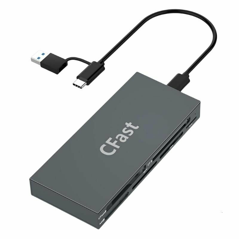 6-в-1 кардридер CFast USB Type-C металлический