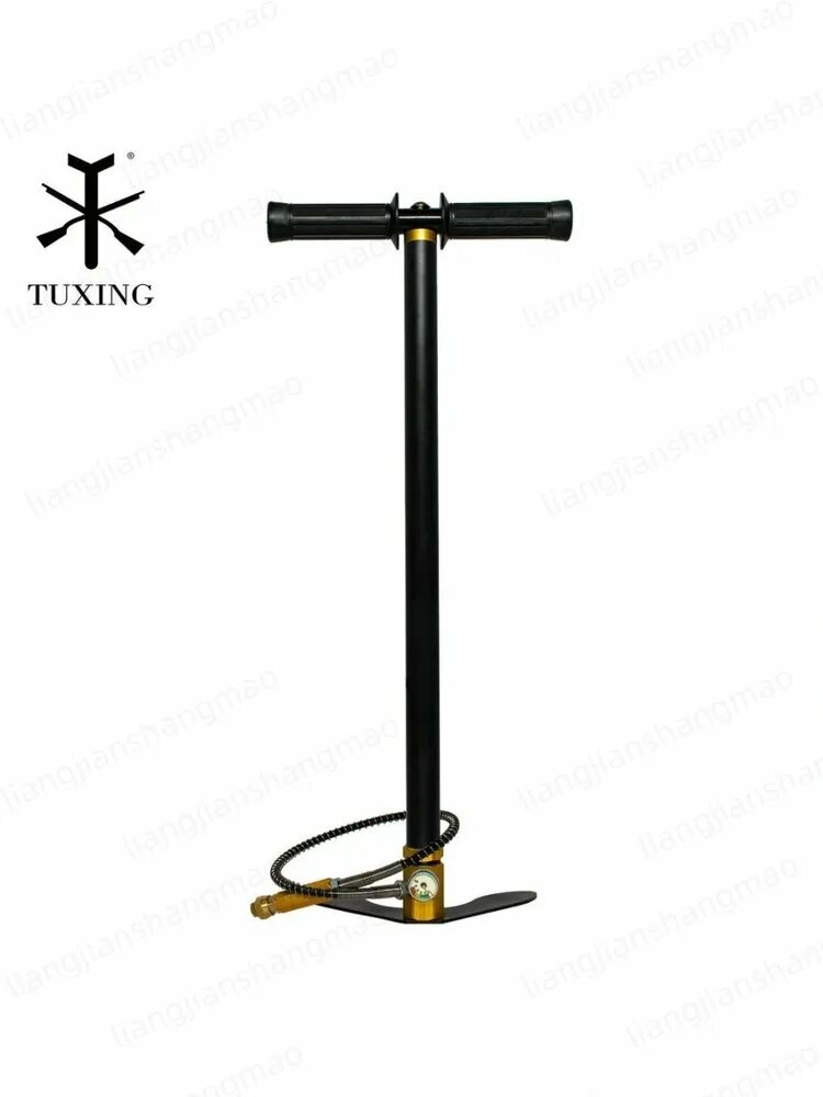 TUXING 4500Psi 300Bar 3-х ступенчатый воздушный насос PCP Ручной мини-насос высокого давления для резервуара инфлятора