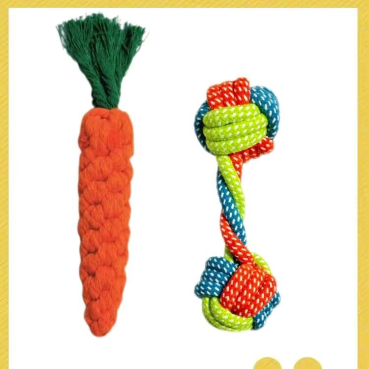 Собака молярная стойкая к кусанию хлопчатобумажная веревка игрушка маленькая собака среднего размера игрушка собачий