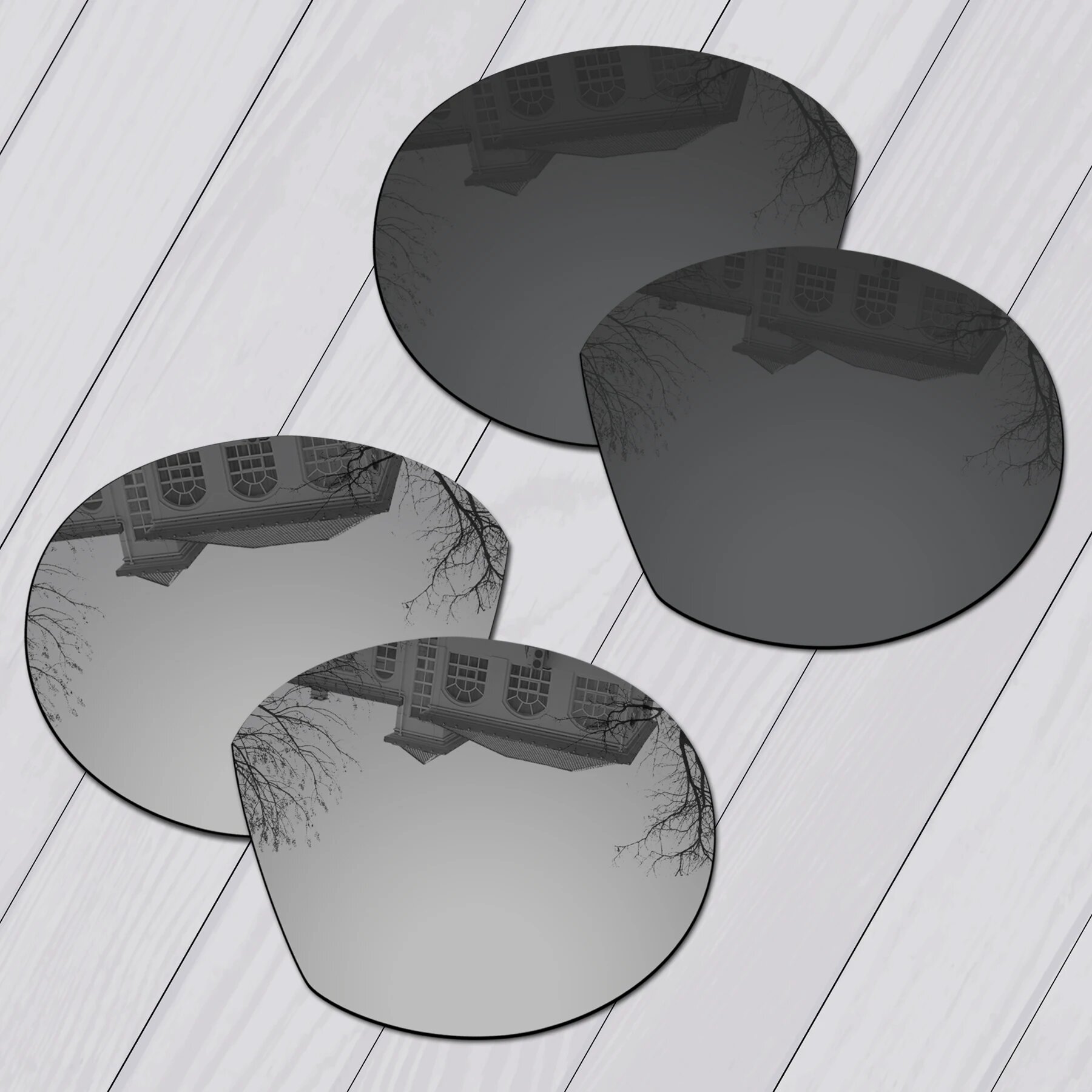 E.O.S Поликарбонатные поляризованные линзы для Oakley HSTN OO9464 Black-Silver