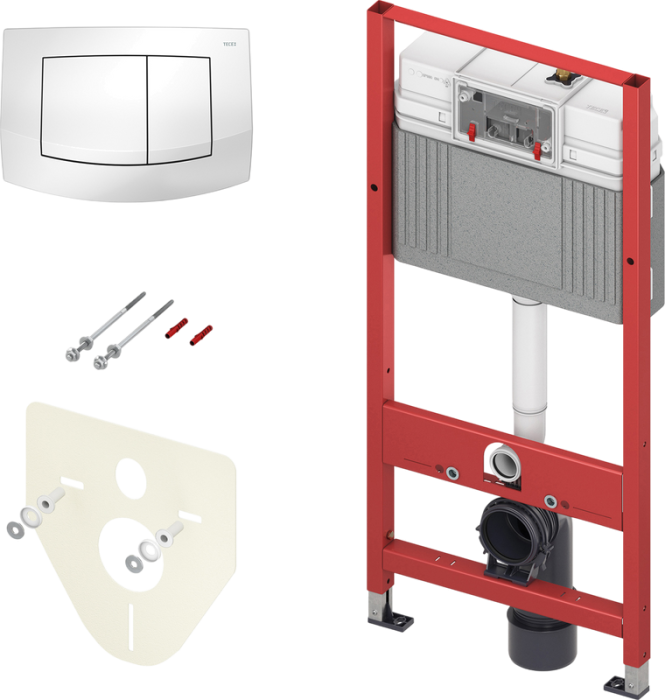 Система инсталляции для унитазов TECE Ambia K440200 4 в 1 с кнопкой смыва