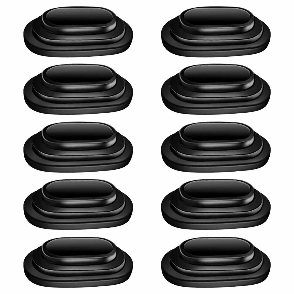 10 шт. автомобильный дверной гаситель вибрации, амортизатор для салона автомобиля, износостойкий, высокая температура