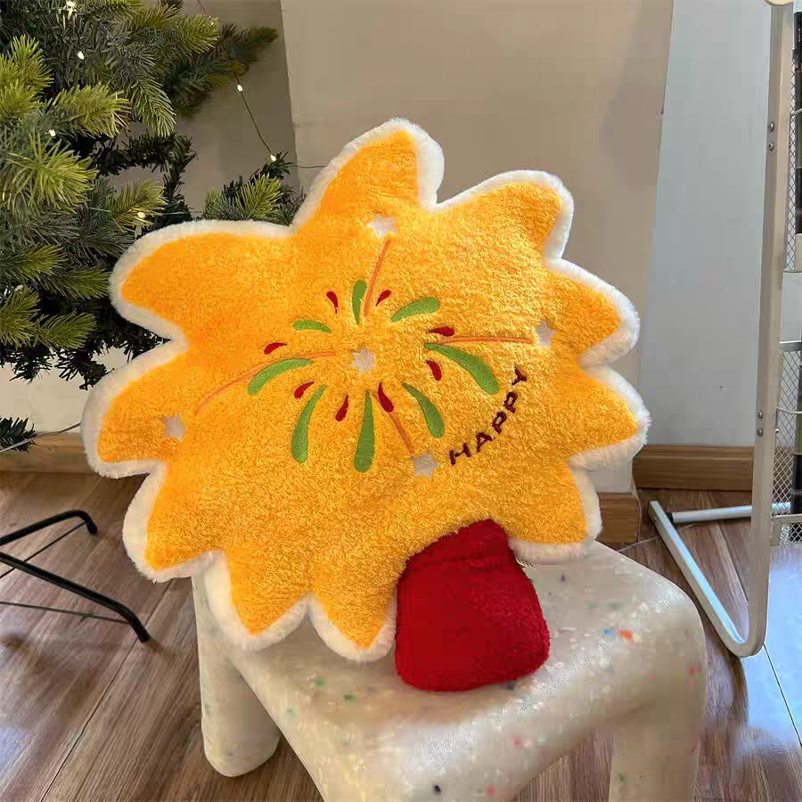 Интернет-хит: новогодняя плюшевая подушка, подушка-оберег, плюшевая игрушка, кукла-лев, кукла для сна, детский
