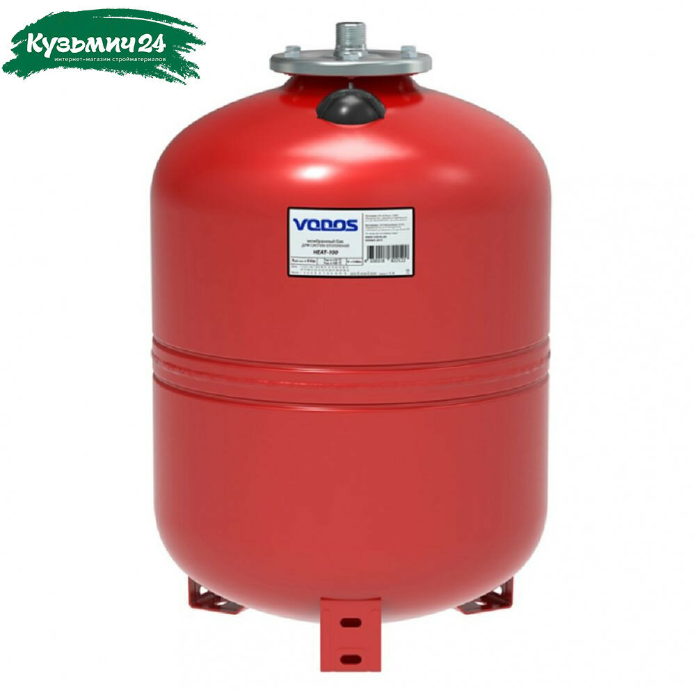 Бак расширительный Vodos Heat VS00210, для системы отопления 100 л, 5 бар, вертикальная установка