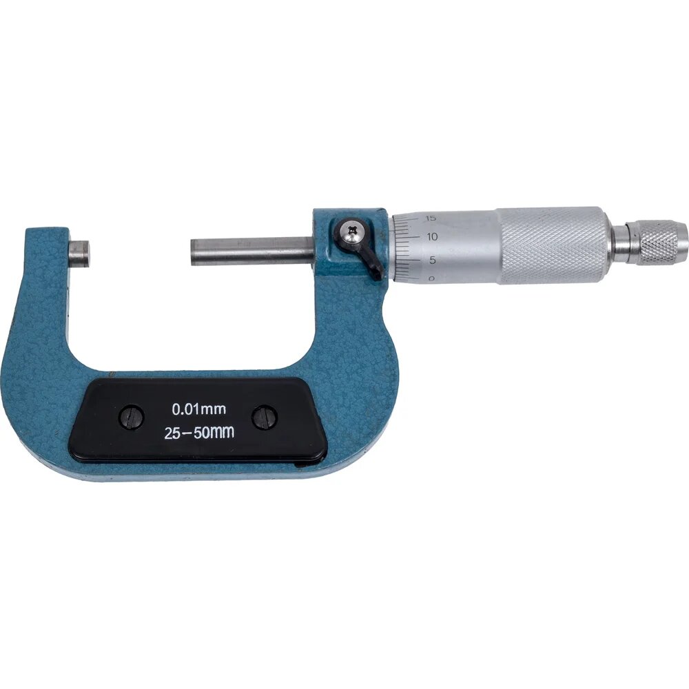 Микрометр Эврика 25-50мм 0.01мм, в футляре ER-02550, 50мм