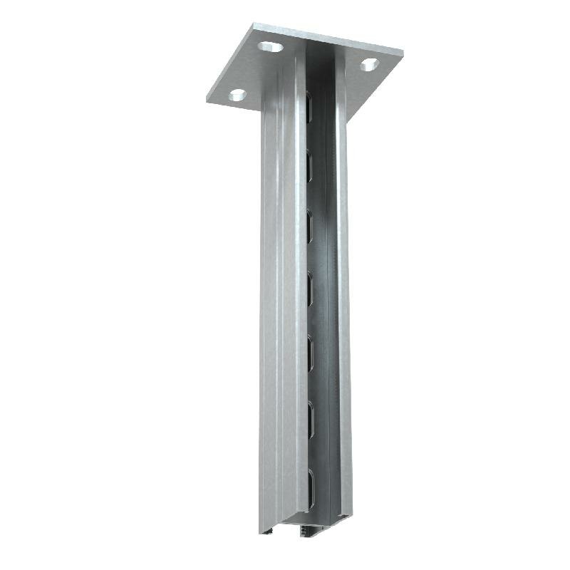 Стойка-Страт двойная усиленная 41х41 L800 сталь 2.5мм 2PSTPH41-800 КМ, км-профиль LO2526 (1 шт.)